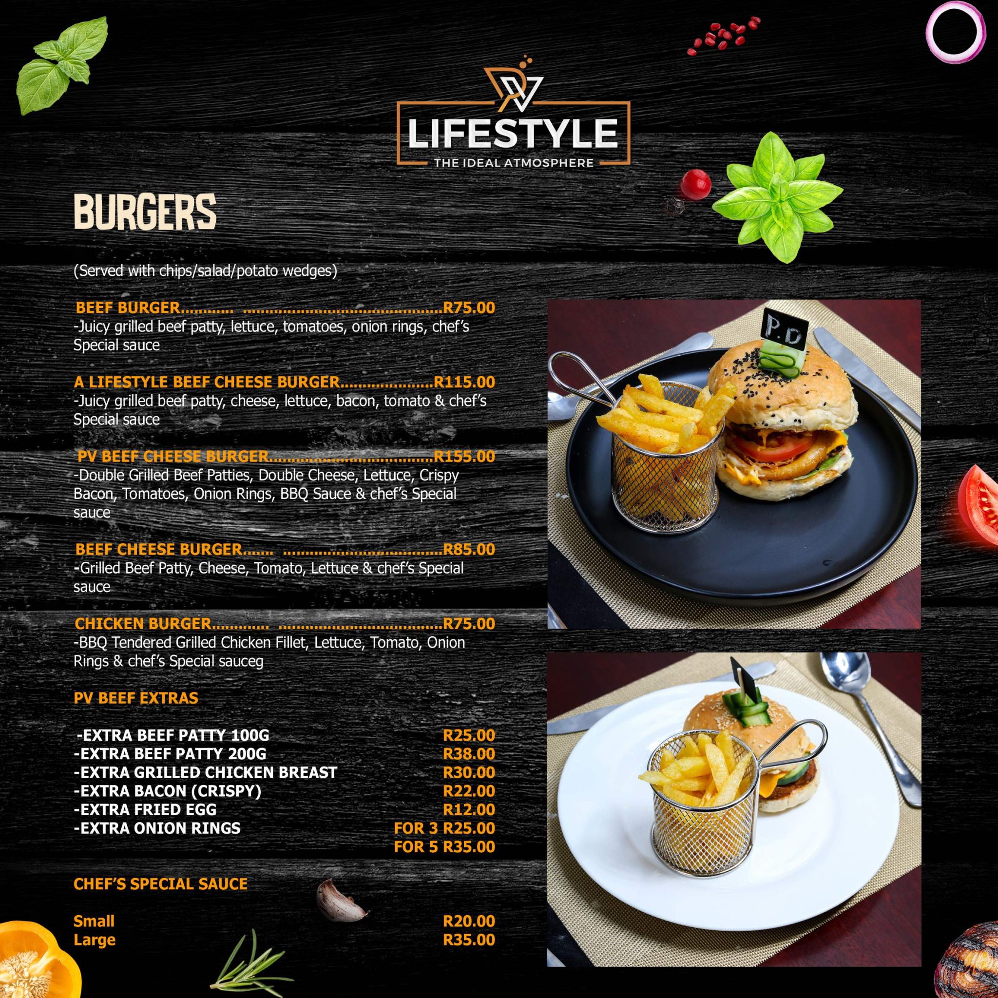 Our Menu – PV Lifestyle